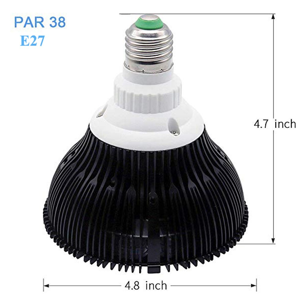 36W LED black light bulb E27 par38 with 18 x 2 W U... – Grandado