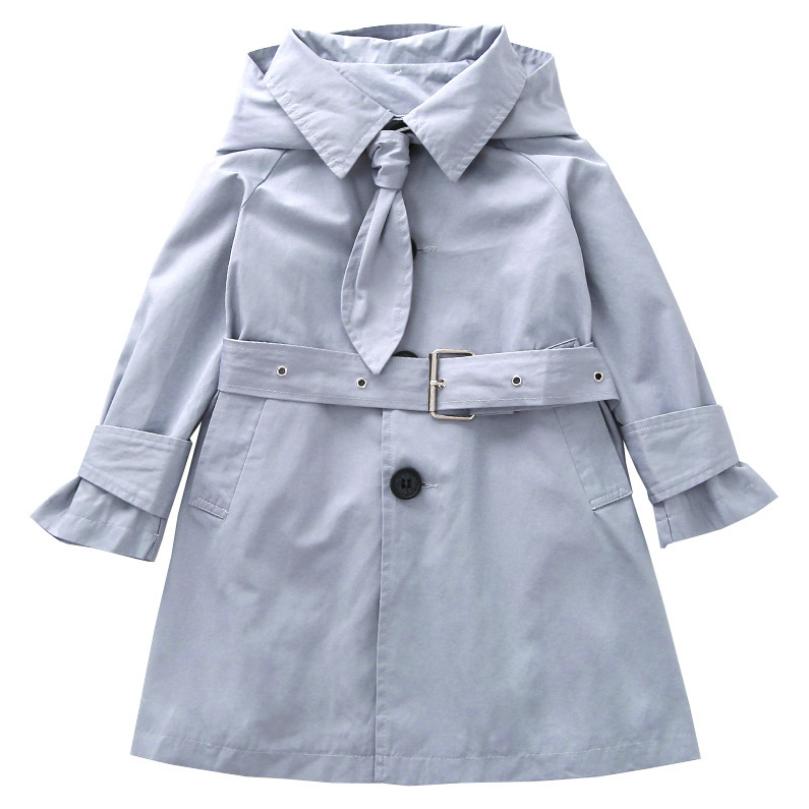 Girls Trench Coats Single Breasted Jackets For Gir... – Grandado