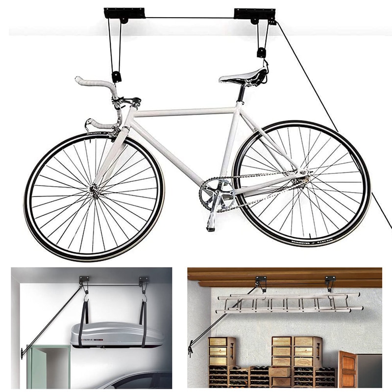 Bicycle Ceiling Lift Cargo Racks Bike Storage Gara... – Grandado