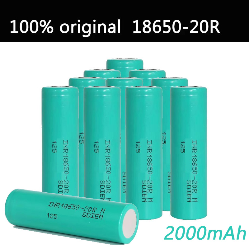 100% original 18650 3.7V 2000mAh 18650 lithium rec... – Grandado