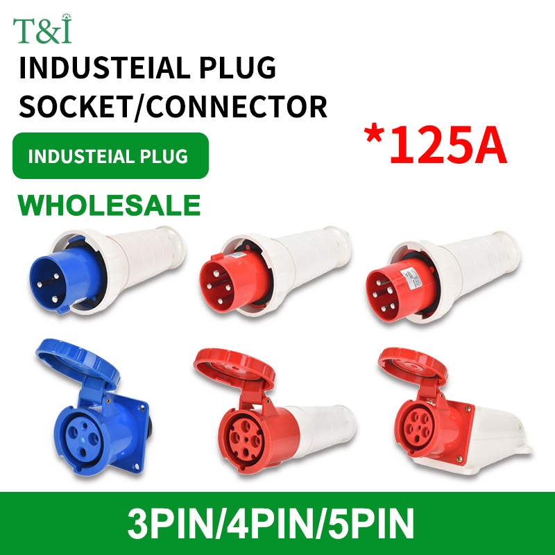 Waterproof Industrial Plug3/4 /5 Pin dustproof soc... – Grandado