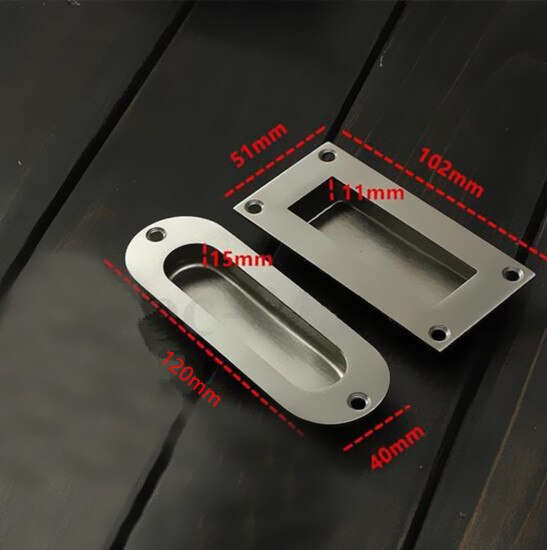 Stainless Steel Door Pull Handle Flush Recessed Sa... – Grandado