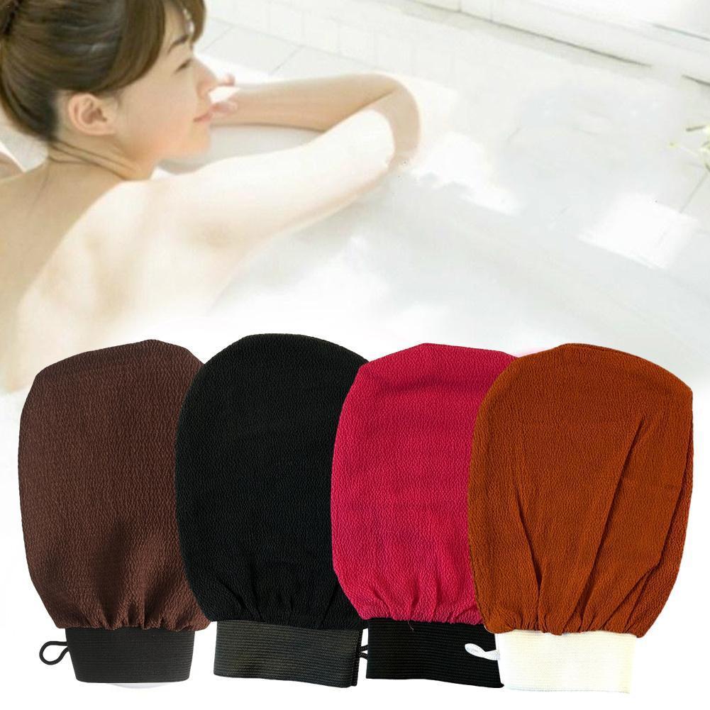 Black Single-layer Rayon Bath Gloves Rub Dead Skin... – Vicedeal