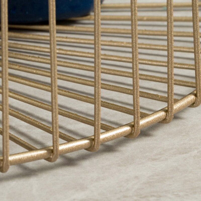 Nordic Cast Iron Metal Storage Basket Home Hotel B... – Grandado