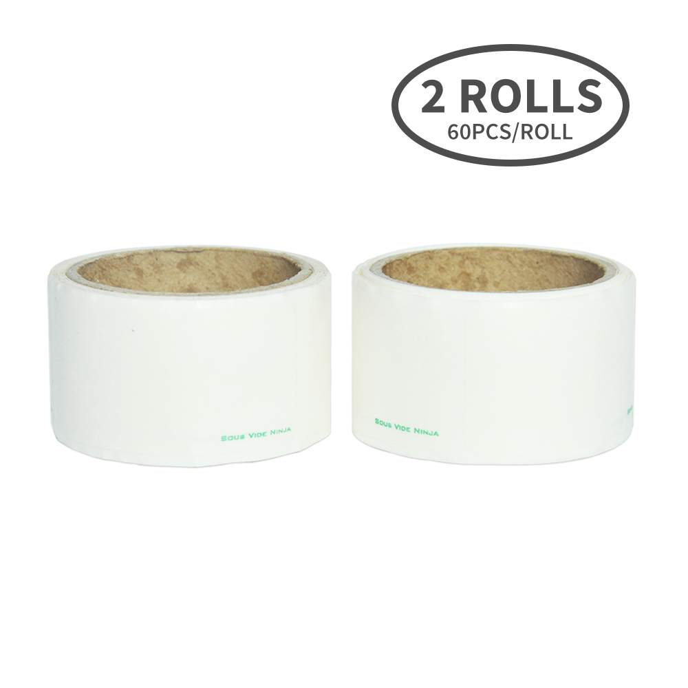 120 Labels Blank White 1 x 2 Inch Dissolvable Labe... – Vicedeal