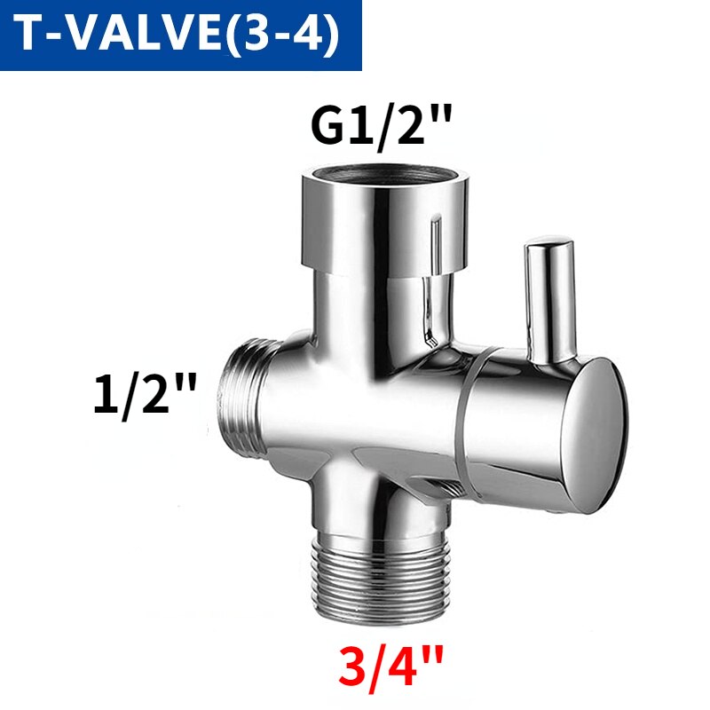 G1/2in 3Way Brass Diverter Valve T-Adapter Convert... – Grandado