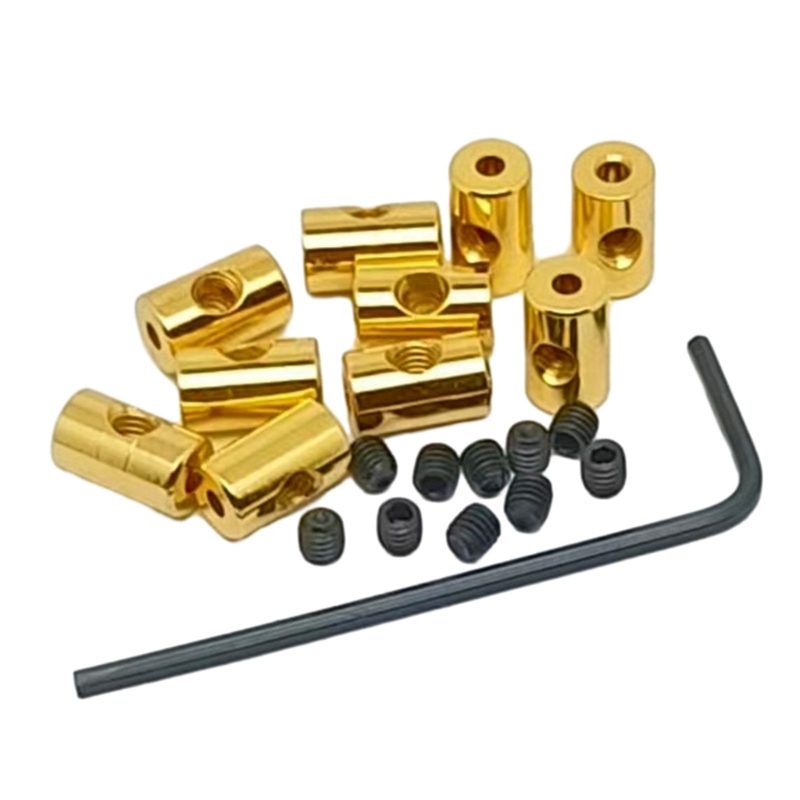 Pack of 10 Gold Pin Locks Badge Security Pin Backs... – Grandado
