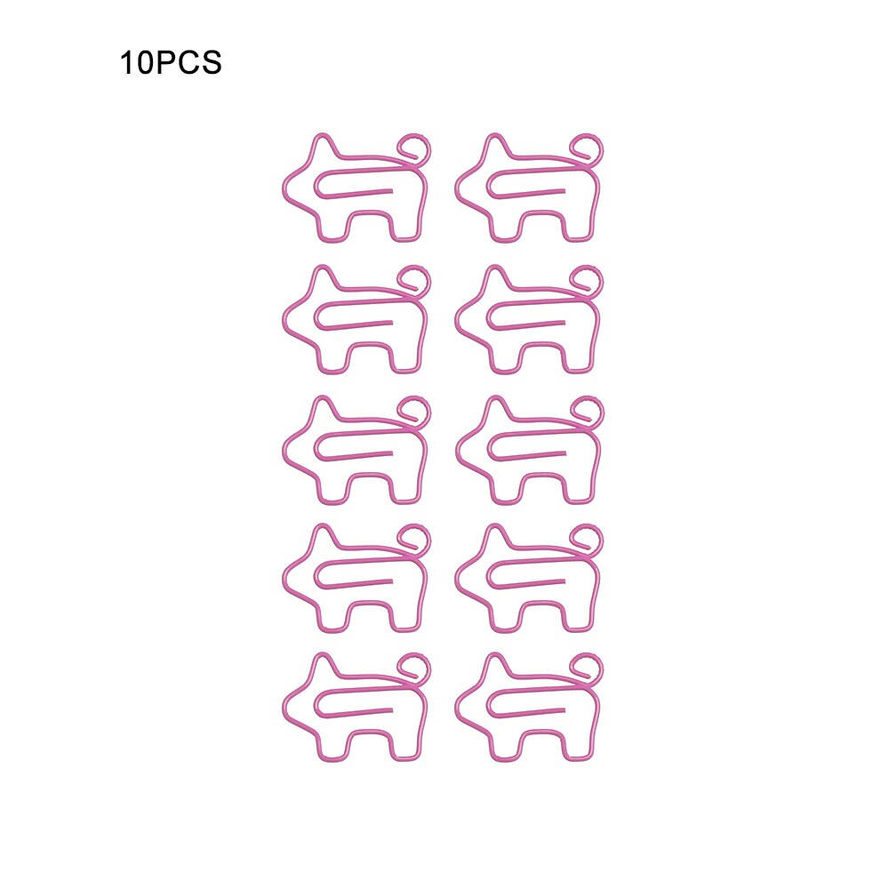 Cute Animal Pink Pig Bookmark Paper Clip School Of... – Grandado