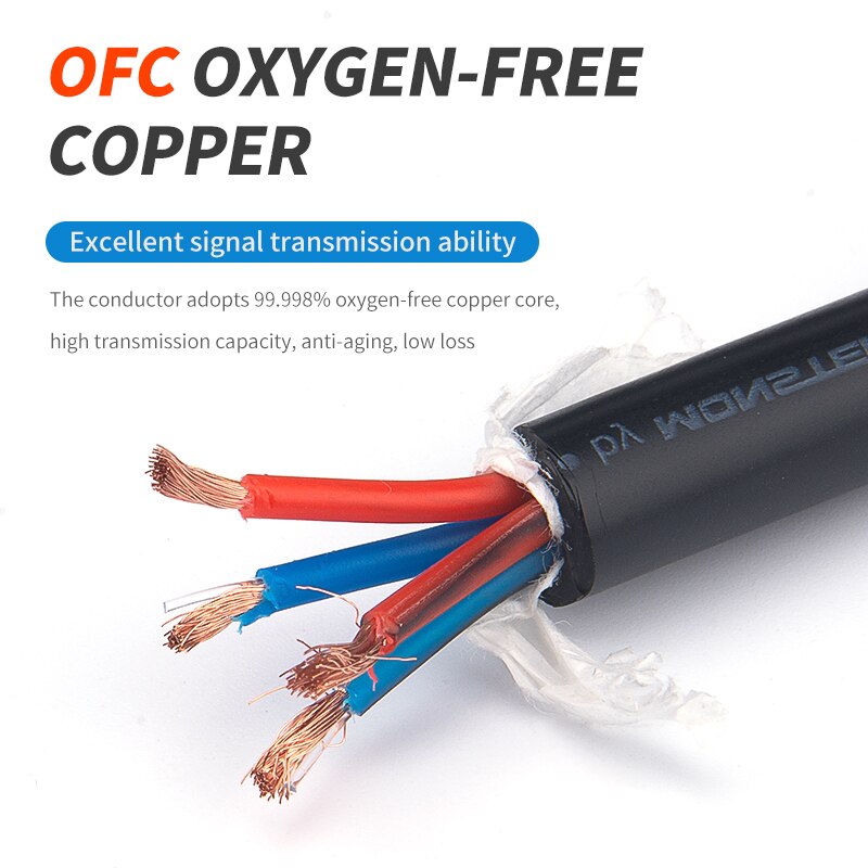 4 - core hi-fi - free copper speaker cable loose w... – Grandado