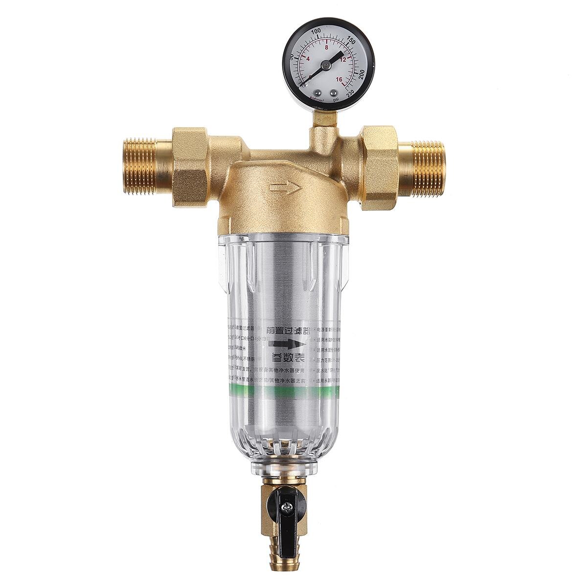 Water Pre Filter System 1 Inch & 1/2 Inch()Brass M... – Vicedeal