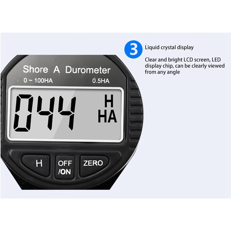 JHD-HA Digital Shore Durometer Sclerometer Rubber ... – Grandado