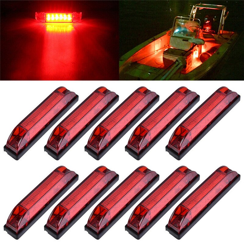 10PCS Red Side Light Truck Boat Trailer Truck RV S... – Vicedeal