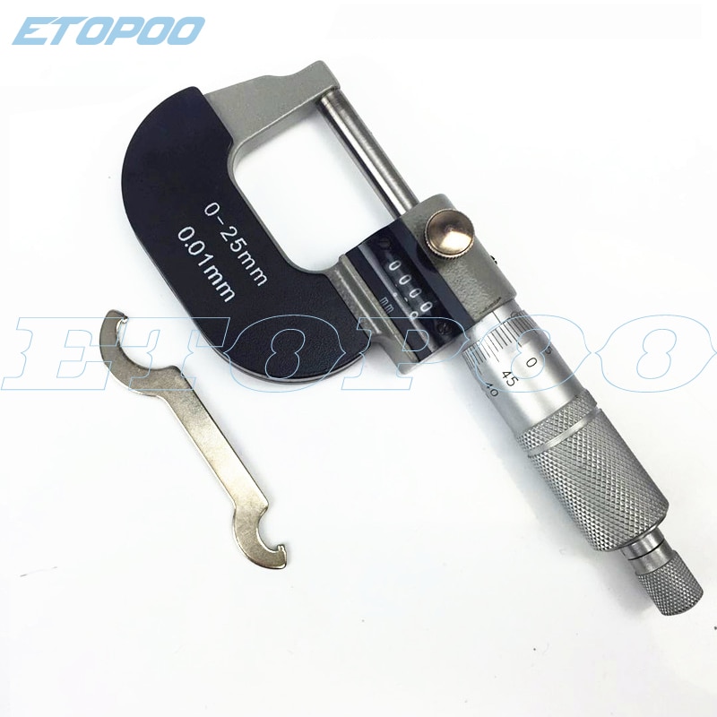 0-25mm x 0.01mm micrometer with counter outside mi... – Vicedeal