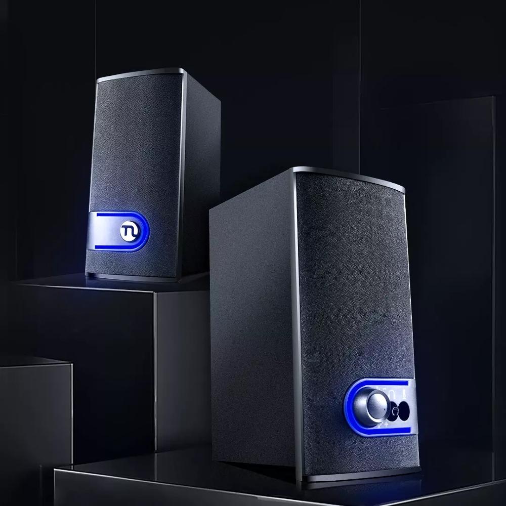 Usb-Aangedreven Houten Luidsprekers Computer Speak... – Vicedeal