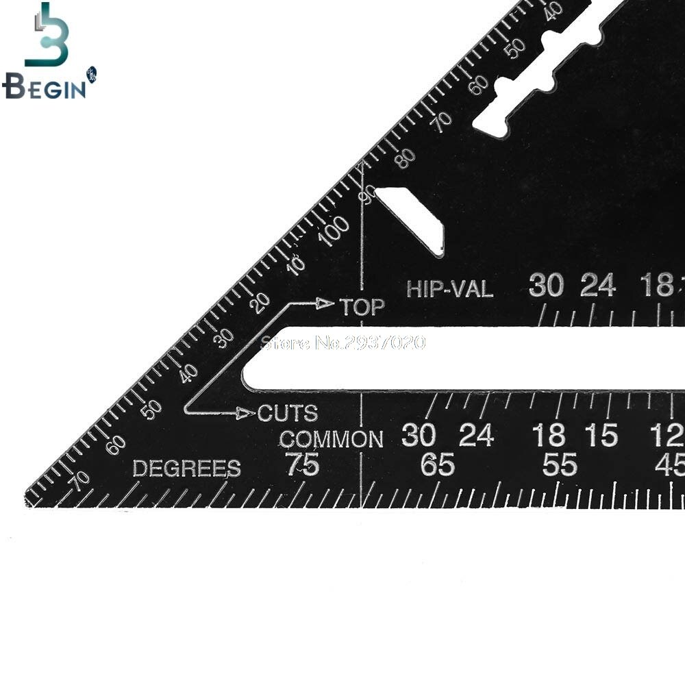 7\" System Black Aluminum Alloy Measure Speed Squa... – Grandado