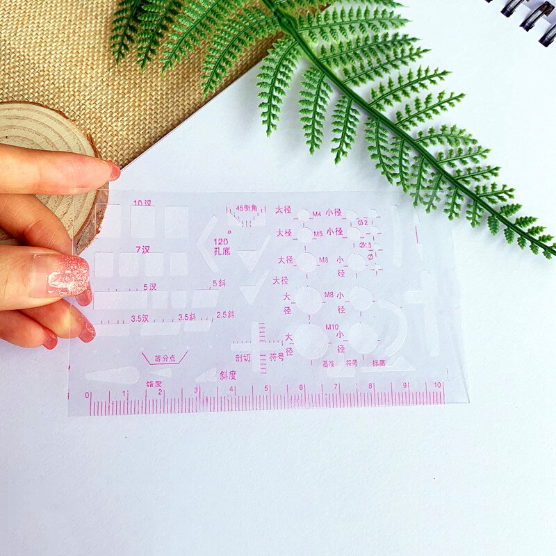Stainless Steel/Plastic Wipe/Erasing Template Draw... – Vicedeal
