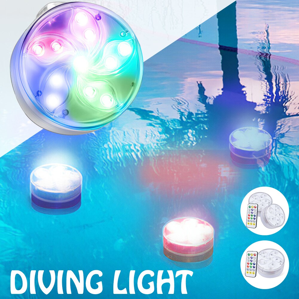 11LED Submersible Lamps IP68 Waterproof Swimming P... – Vicedeal