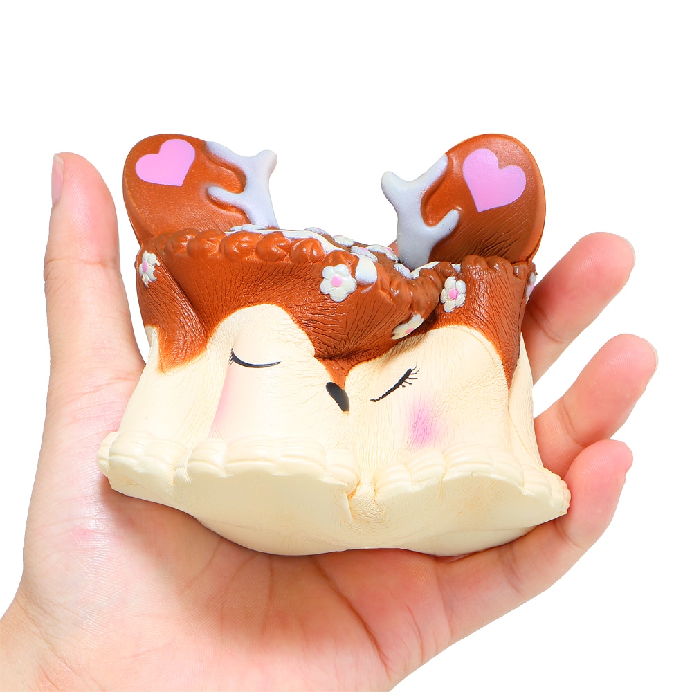 Kawaii Deer Cake Squishy Jumbo Slow Rising Squishi... – Grandado