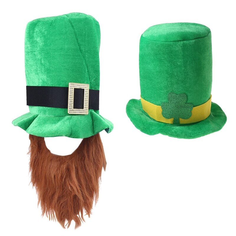 Saint Patricks Day Green Hat Costume Leprechaun To... – Grandado