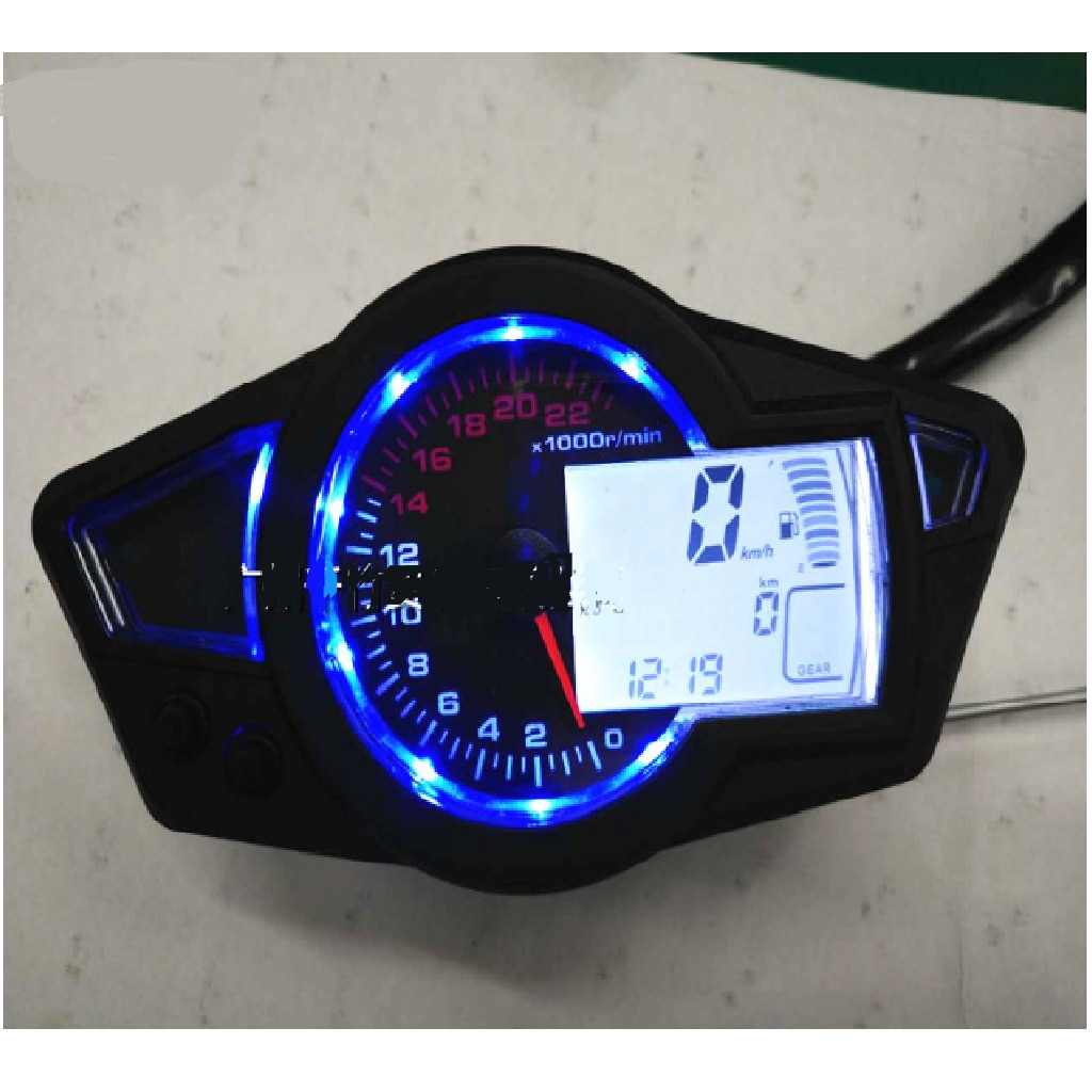 Universal Motorcycle 1000r/Min LCD Odometer Speedo... – Grandado