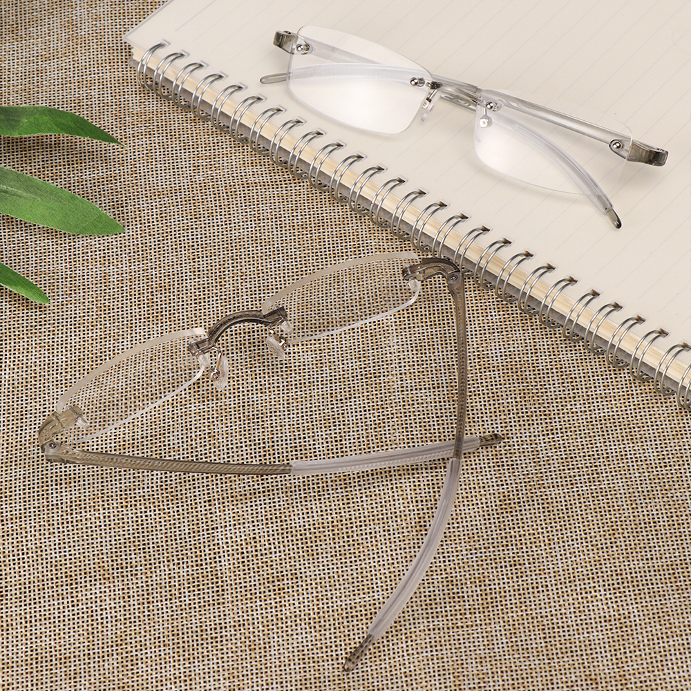 Ultraleicht Harz Randlose Lesebrille Frauen Männer... – Vicedeal