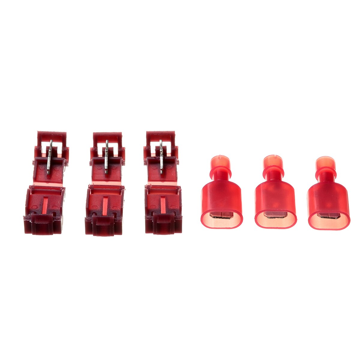 100PCS Red Quick Splice Draht Terminals T-Hahn/Män... – Grandado