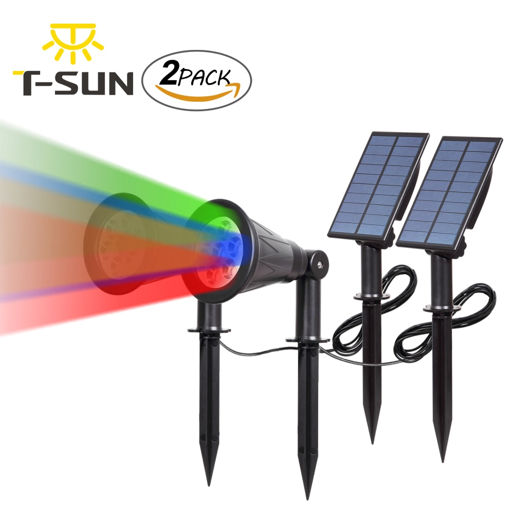 T-SUNRISE 2 PACK 7 LED Outdoor Kleur Veranderende ... – Grandado