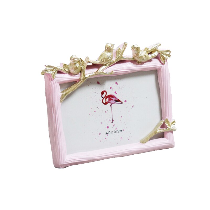 European Pink Bird Photo Frame Set 5 Inch 6 Inch 7... – Grandado