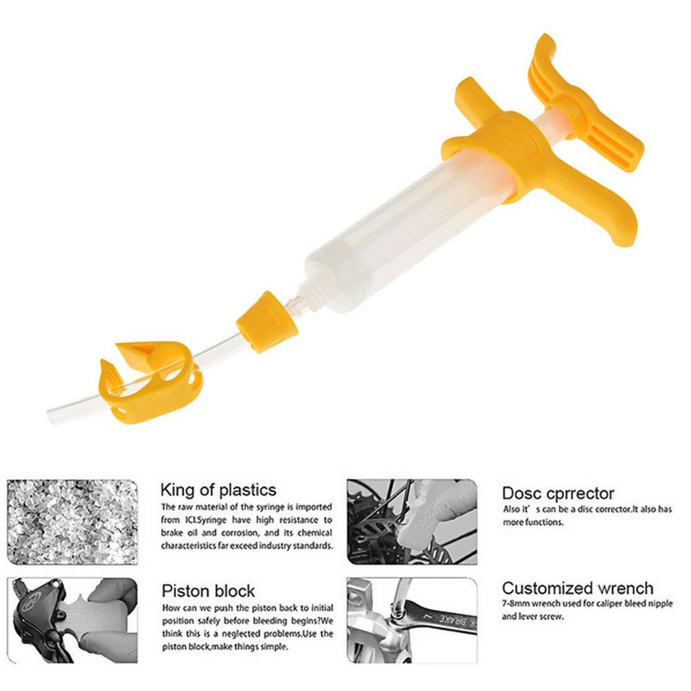 Bicycle Hydraulic Disc Brake Oil Bleed Kit Tools F... – Grandado
