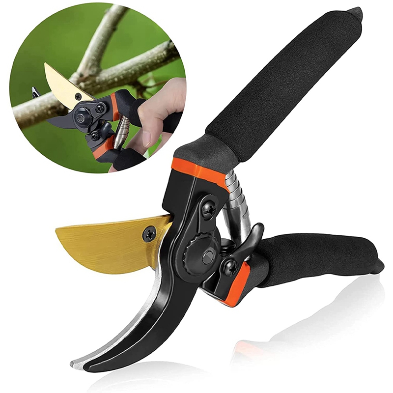 Secateurs Premium Titanium Bypass Pruning Shears, ... – Grandado