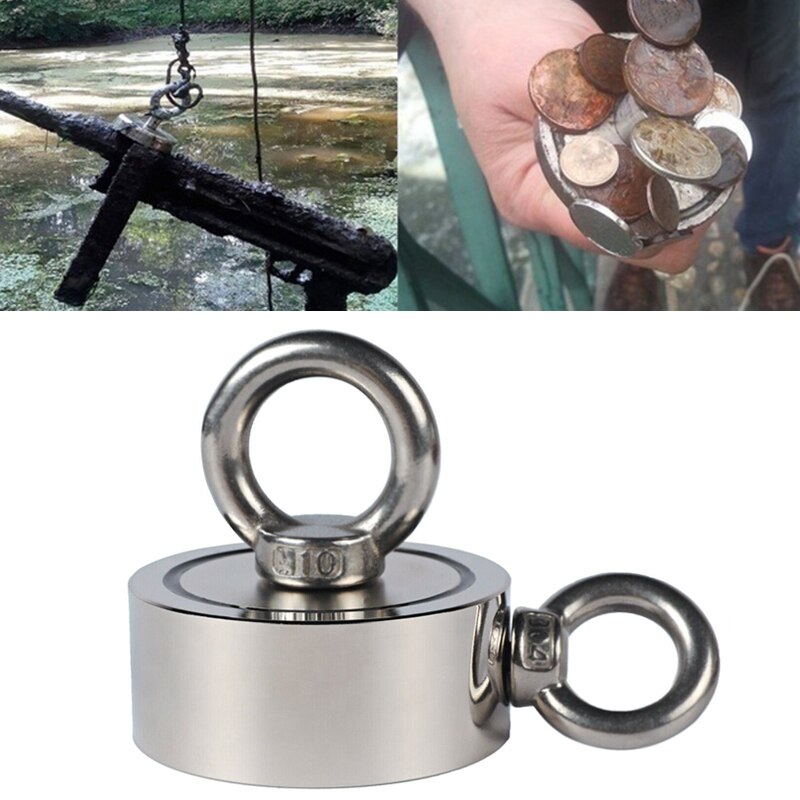 200kg Fishing Magnet Salvage Double Side Super Str... – Vicedeal