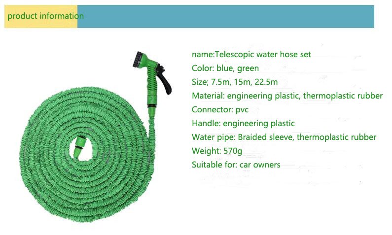 25 ft 50ft 75 ft tuinirrigatie en irrigatie Slang ... – Vicedeal