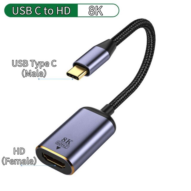 JORS USB Type C to HDMI-compatible Mini DP 8K Vide... – Grandado