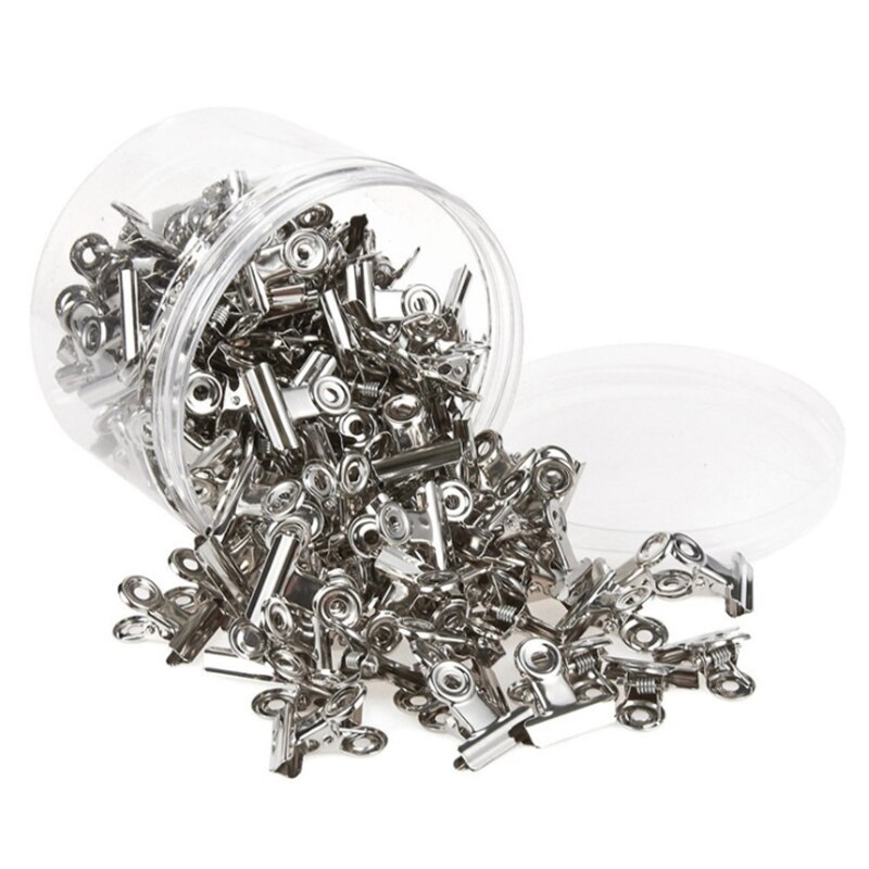 100 Stuks Bulldog Metalen Clips Scharnier Clips Vo... – Vicedeal