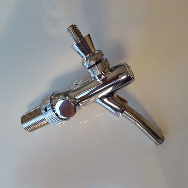 Cow beer faucet chrome plated brass stainless stee... – Grandado