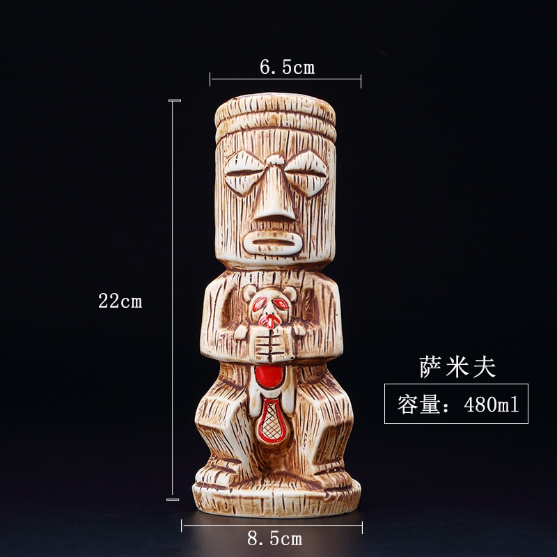 450ml Hawaii Tiki Becher Cocktail Tasse Bahre Getr... – Grandado