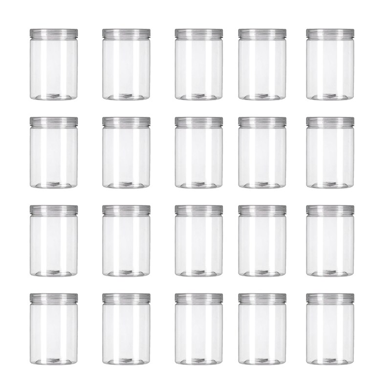 AA99 -20 Pcs 230ML EmpTY Transparent Plastic PaCka... – Grandado