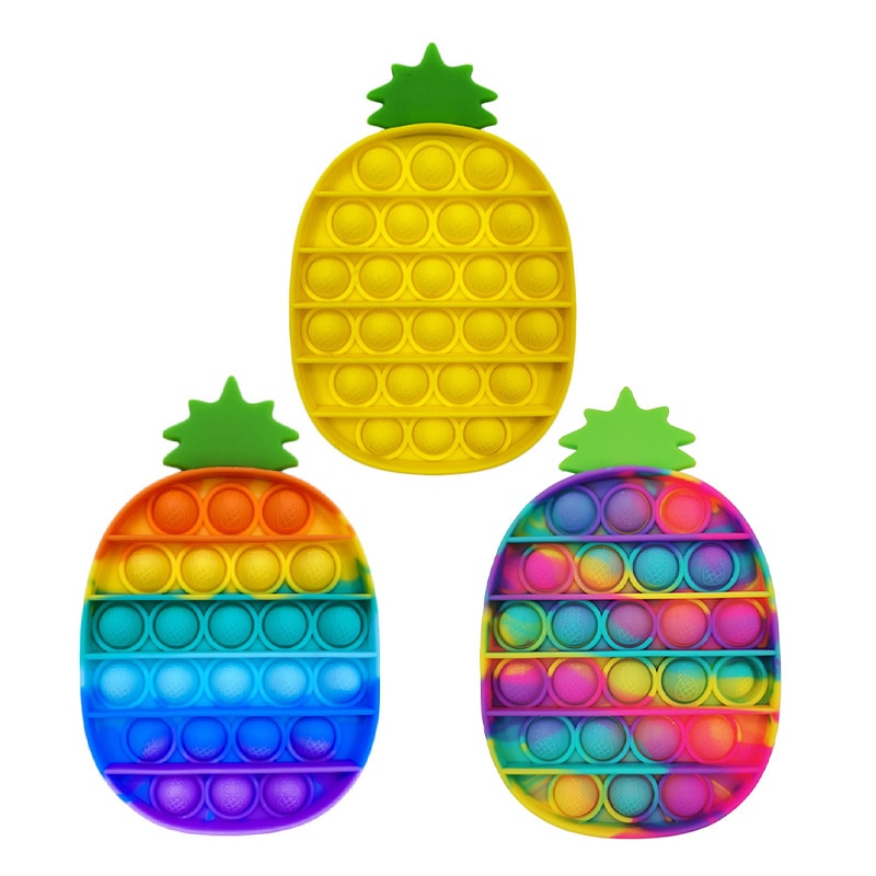 Pineapple Pop Push Bubble Fidget Toy Antistress Sq... – Vicedeal
