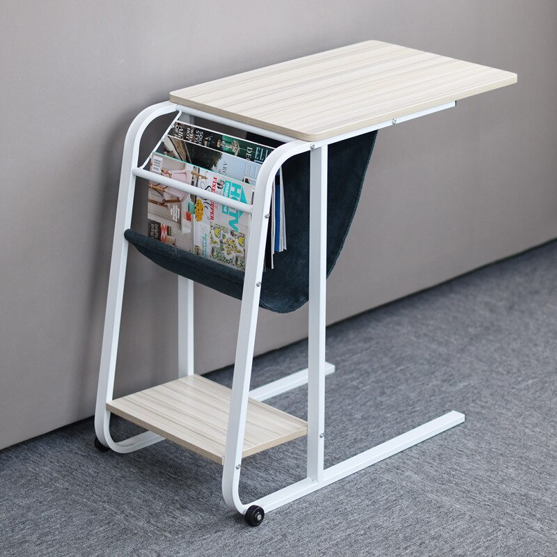 Movable bedside laptop desk household carbon steel... – Grandado