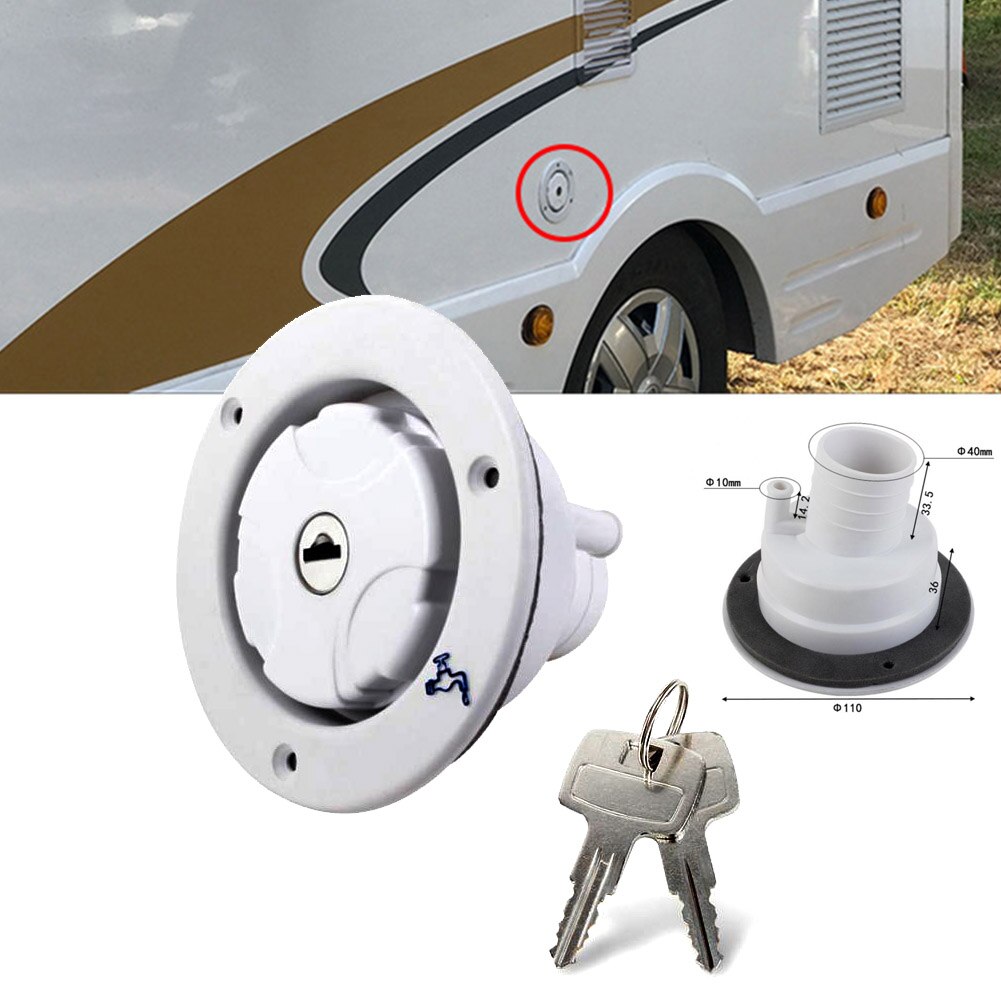 RV Parts Filler Neck For Water Tanks Caravan Plast... – Grandado