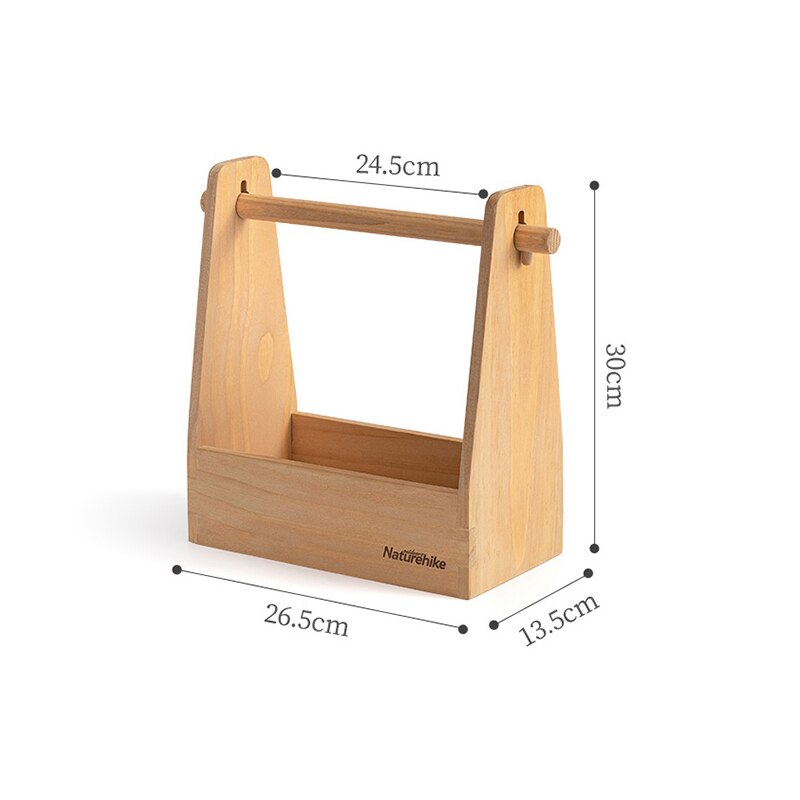 Naturehike Storage Basket Wooden Camping Storage ... – Grandado