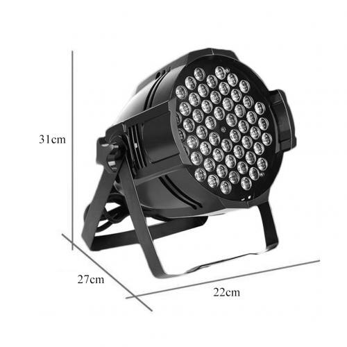 180W AC 120-240V Aluminum 54LED Par Light Disco DJ... – Grandado