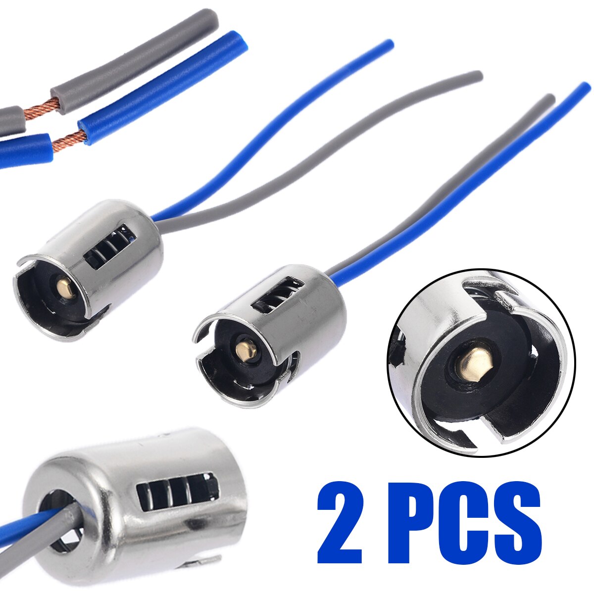 Mayitr 2Pcs Car Motorcycle Bulb Socket Lamp Holder... – Grandado