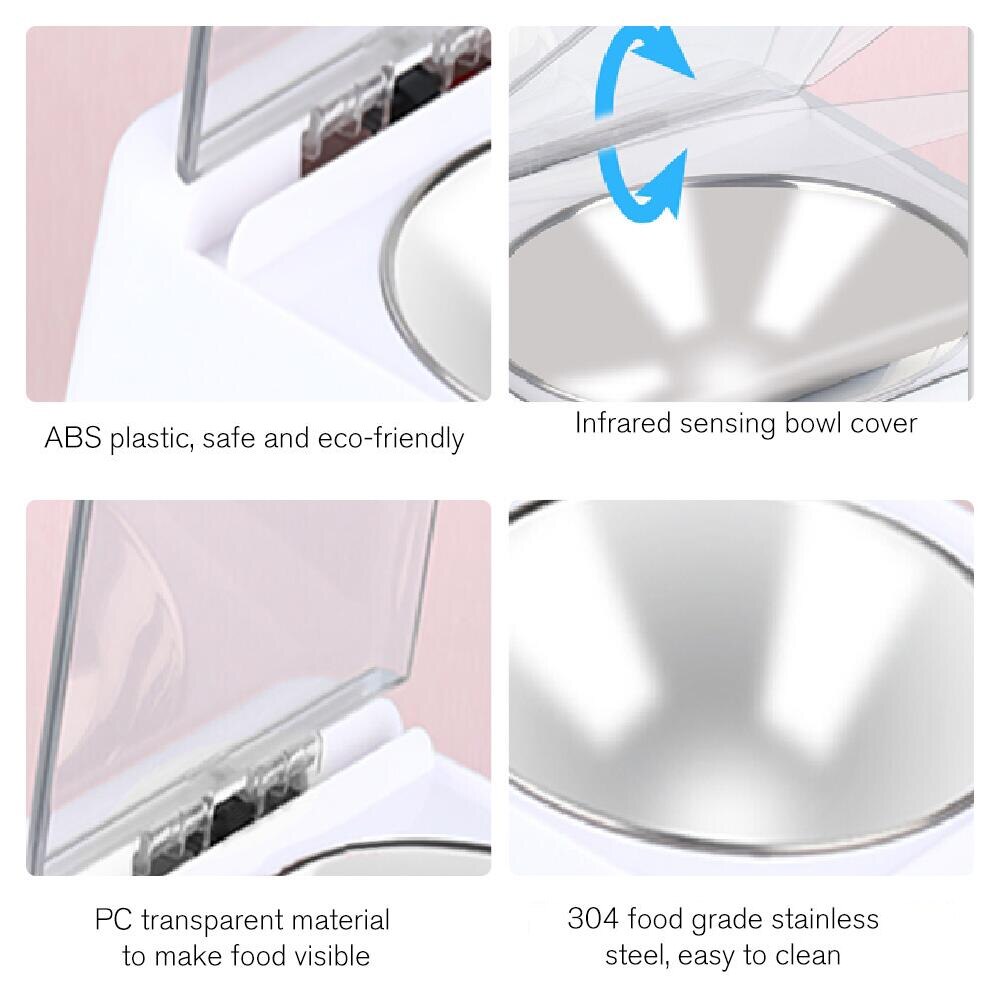 Dog Automatic induction Bowl Stainless Steel Pet I... – Vicedeal