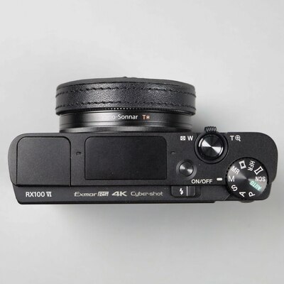 Black Leather Front Lens Cap/Cover Scratch Protect... – Grandado