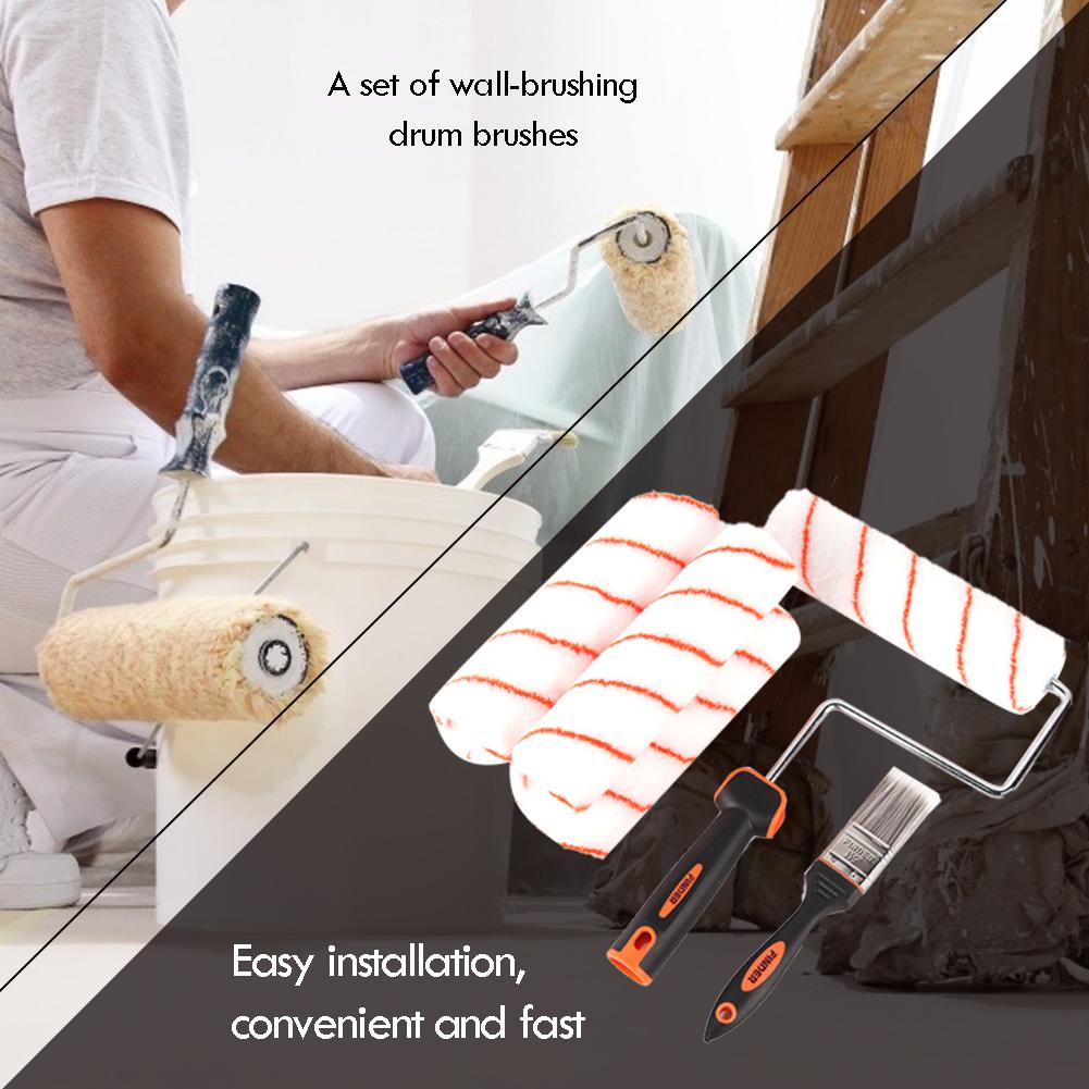 Wall Decorate Painting Roller Brush Set Paint Runn... – Grandado