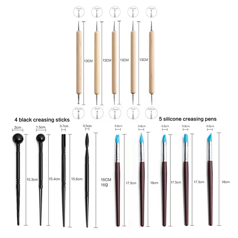 37-Pack Polymer Clay Tools, Modeling Clay Sculptin... – Vicedeal