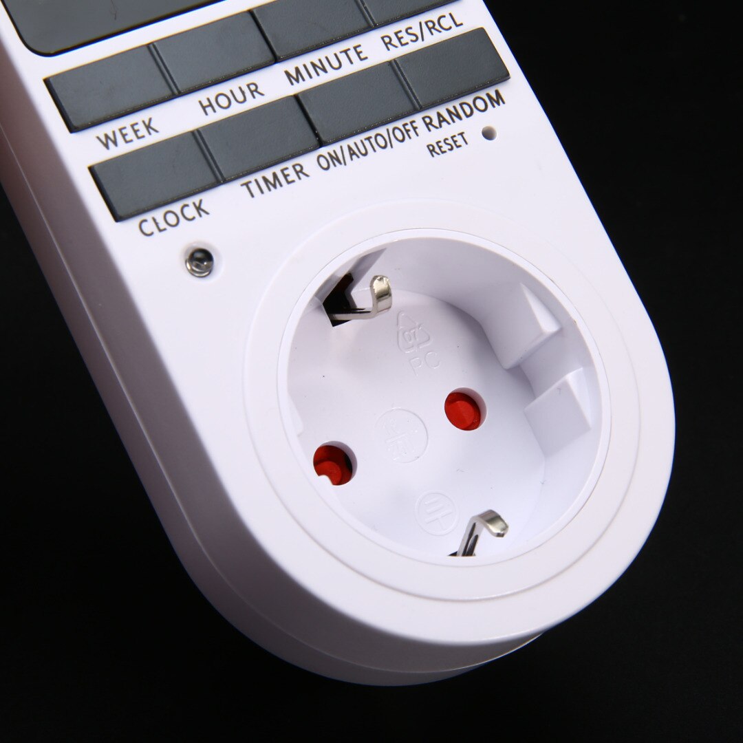 Electronic Digital Digital Timer Outlet Eu Plug In Grandado