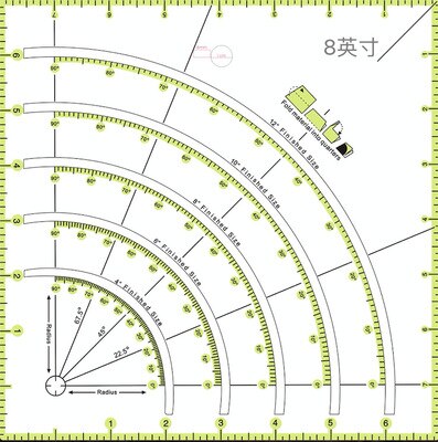Acrylic manual measuring ruler DIY manual patchwor... – Grandado