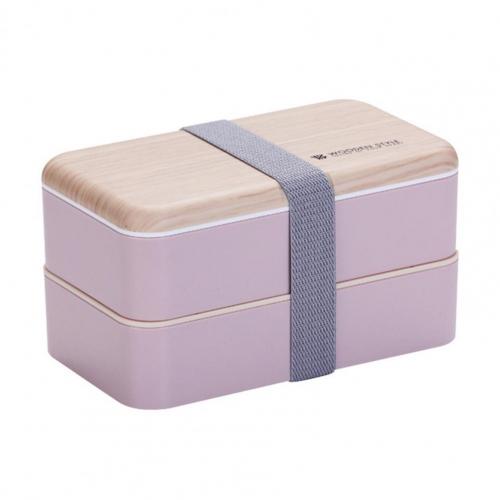 Bento Box Leak-proof Double Layers 3 Colors Stacka... – Grandado